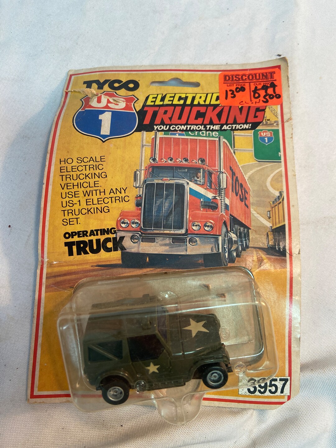 Vintage 1981 Tyco US1 Trucking HO Scale Slot Car US Military Jeep - Etsy