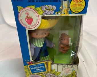 Vintage Huckleberry Pie Doll 80s, Strawberry Shortcake, Kenner ...