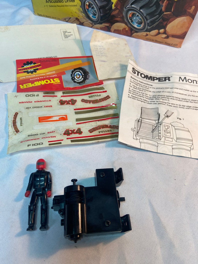 Vintage 1984 Schaper Stomper Monster 4x4 Truck Black Complete - Etsy