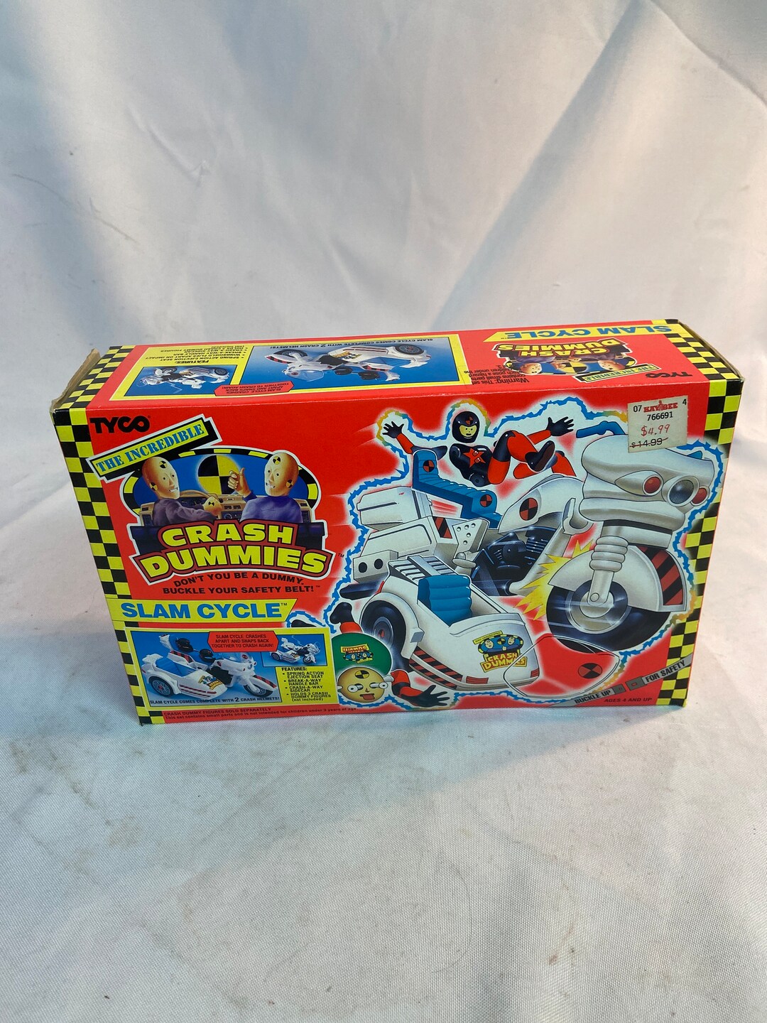 Vintage Tyco the Incredible Crash Dummies Slam Cycle Sealed - Etsy