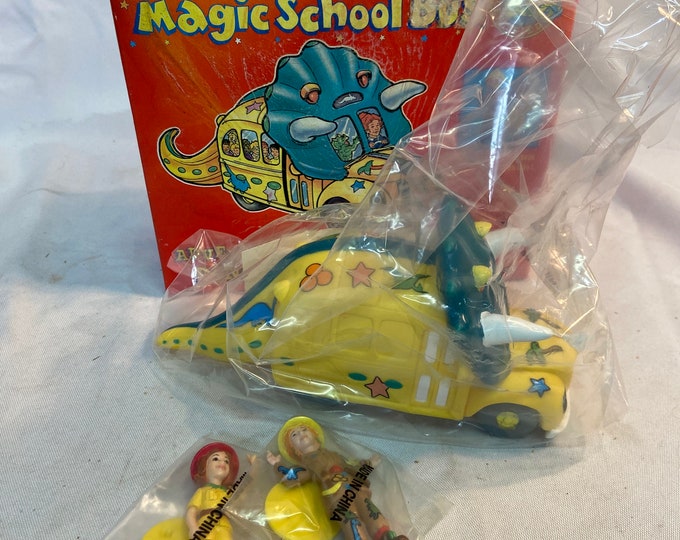 Vintage 1995 Kenner Scholastic’s the Magic School Bus Adventure Bus ...