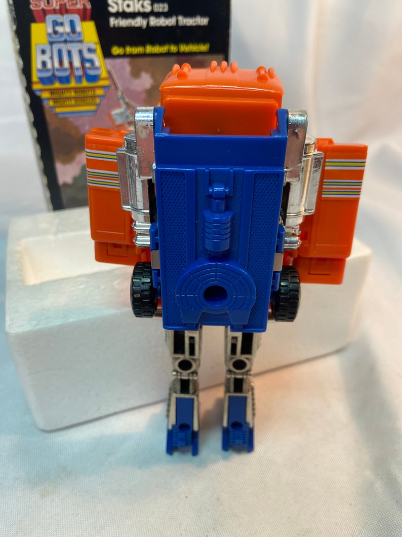 Vintage 1984 Tonka Super Go Bots Staks Robot Tractor Truck W/ - Etsy