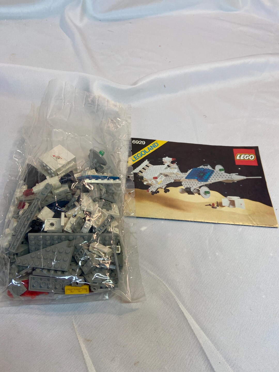Vintage 1981 Lego Legoland Space 6929 Starfleet Voyager Complete W ...