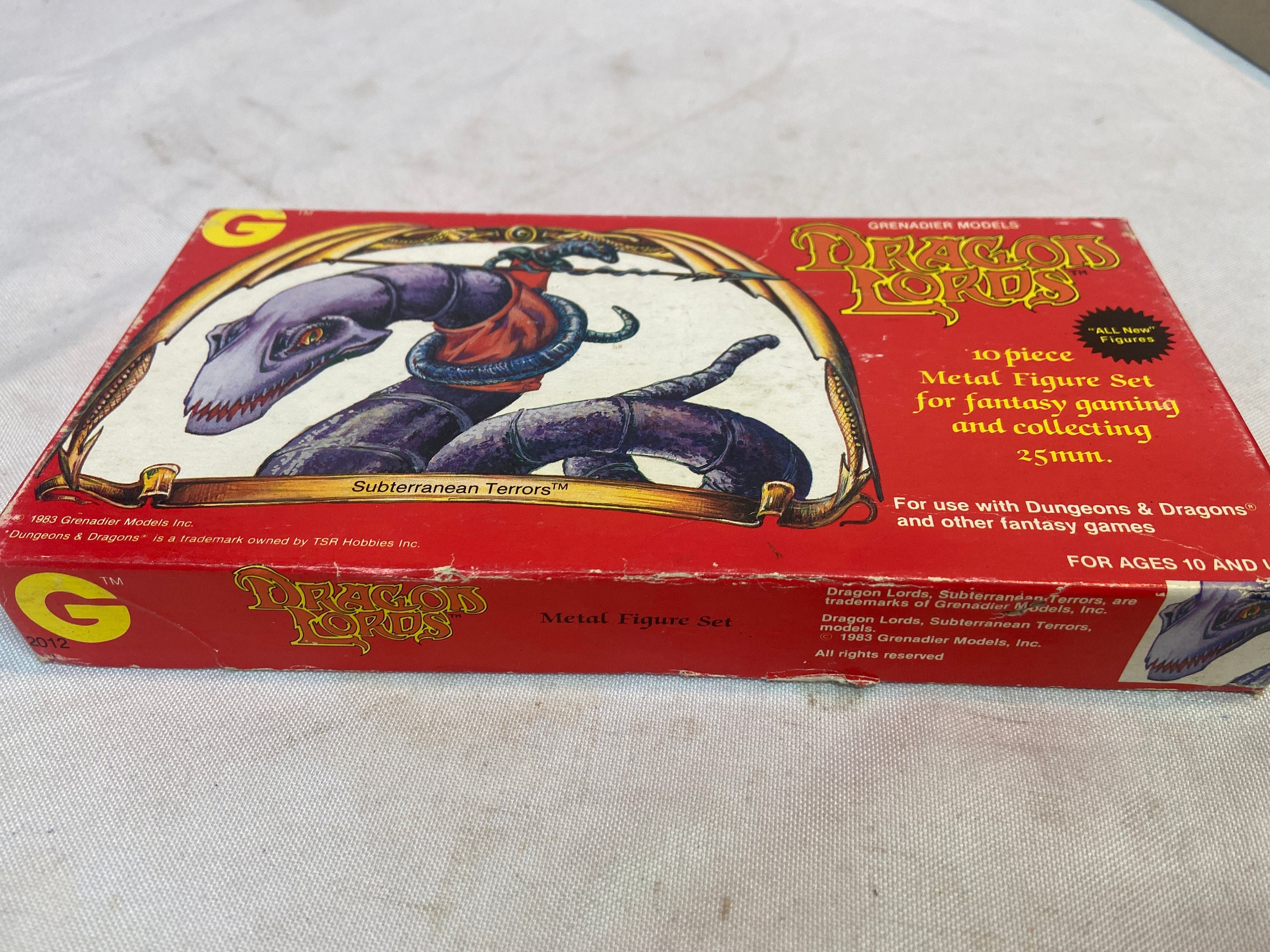 Vintage 1983 Grenadier Models Dragon Lords Subterranean Terrors ...