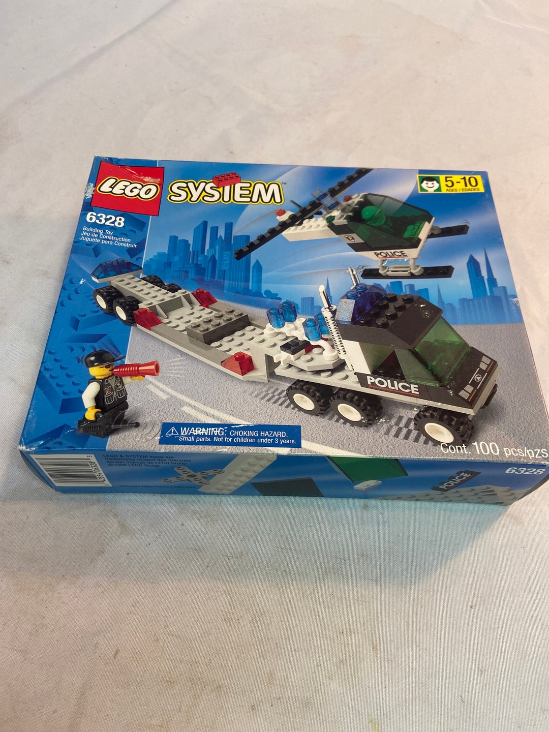 Vintage 1998 Lego System Police Helicopter Transport 6328 Sealed - Etsy