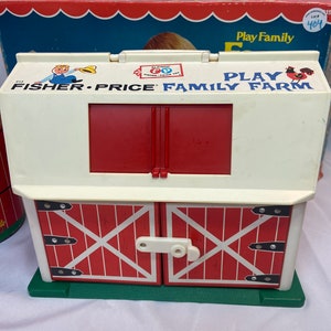 Vintage 1967 Fisher Price Play Little People Family Farm W/ Box - Etsy