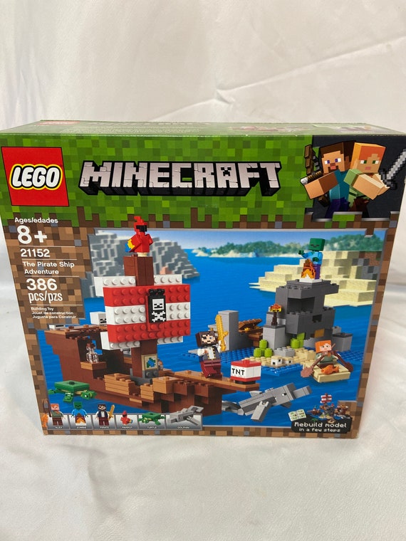 Lego Set 21152 Minecraft The Pirate Ship Adventure Versiegelt - Etsy ...
