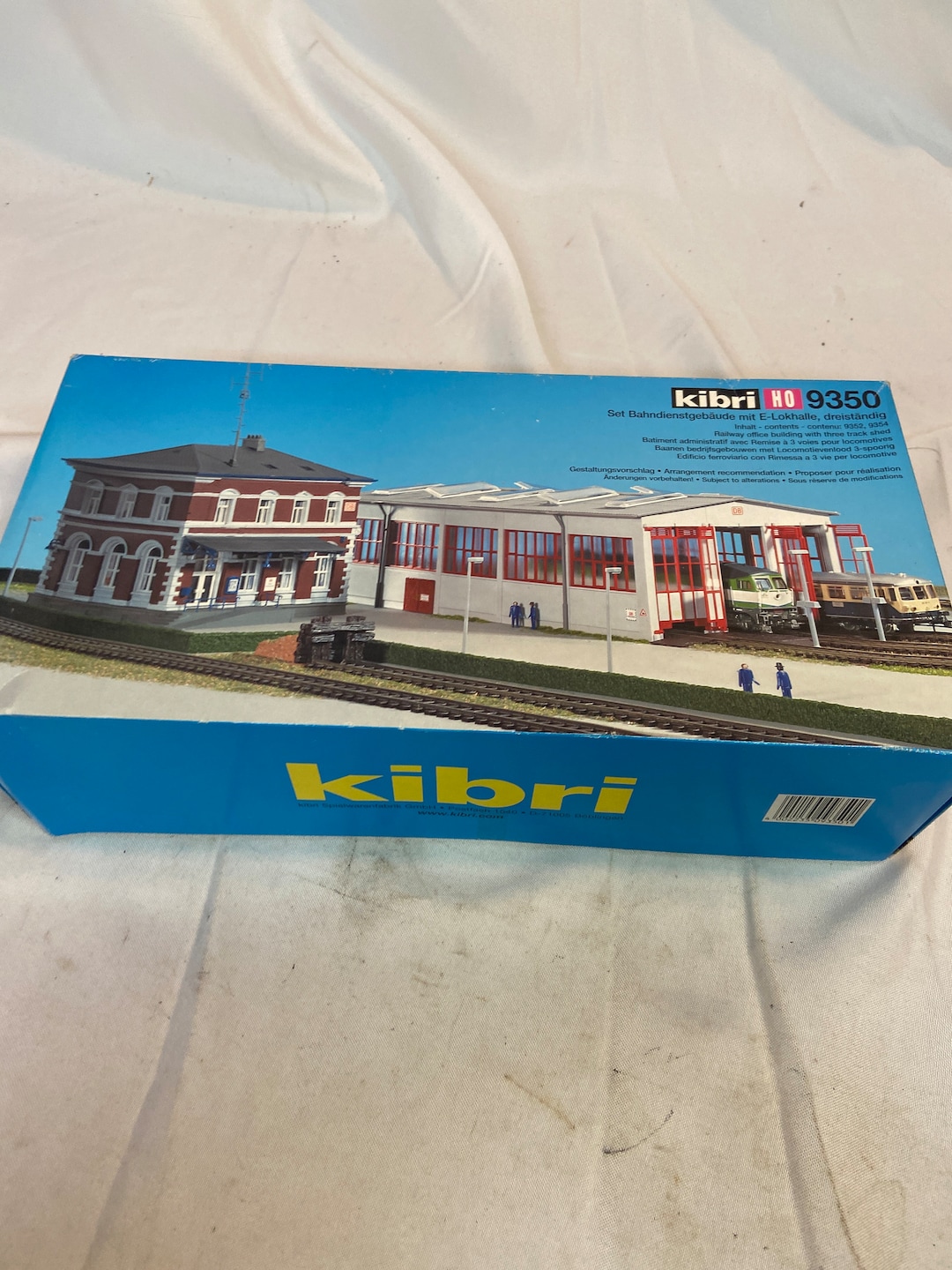 Kibri HO Building Kit 9350 Railway Office Building W/ 3 Track Shed - Etsy