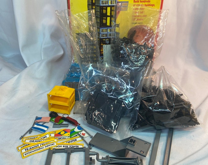 Vintage 1975 Kenner Girder & Panel W/ Elevator Action Building Set - Etsy