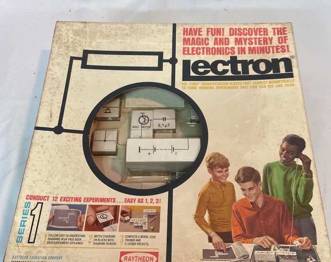 Vintage Raytheon Lectron Series 1 Electronic Experiment Learning Set - Etsy