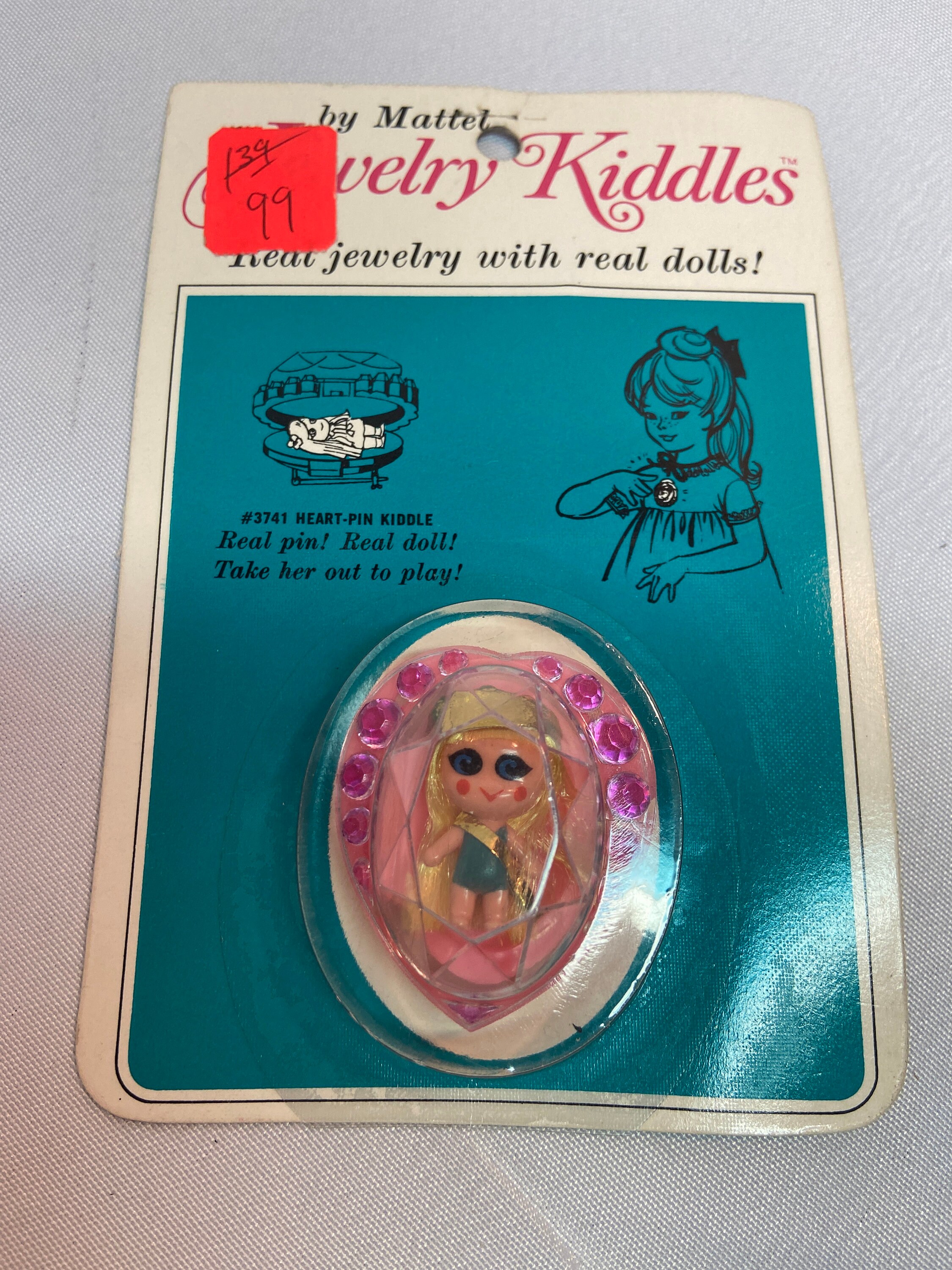 Vintage 1967 Mattel Jewelry Liddle Kiddles Heart Pin Kiddle Sealed - Etsy