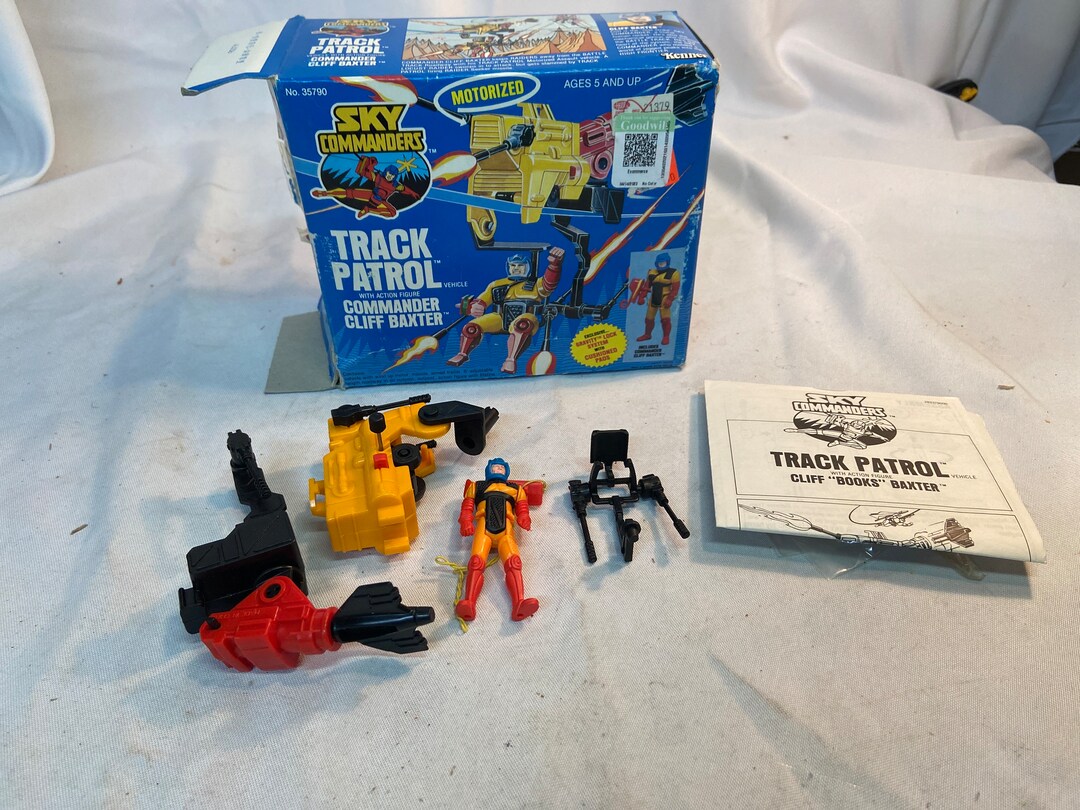 Vintage 1987 Kenner Sky Commanders Track Patrol Commander - Etsy