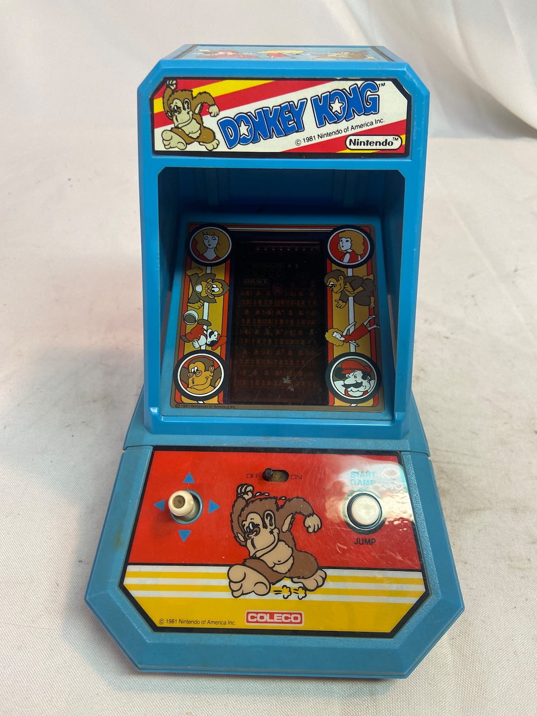 Vintage 1981 Coleco Nintendo Donkey Kong Tabletop Game Works - Etsy