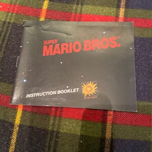 Vintage Nintendo NES Super Mario Bros. Instruction Booklet Manual - Etsy