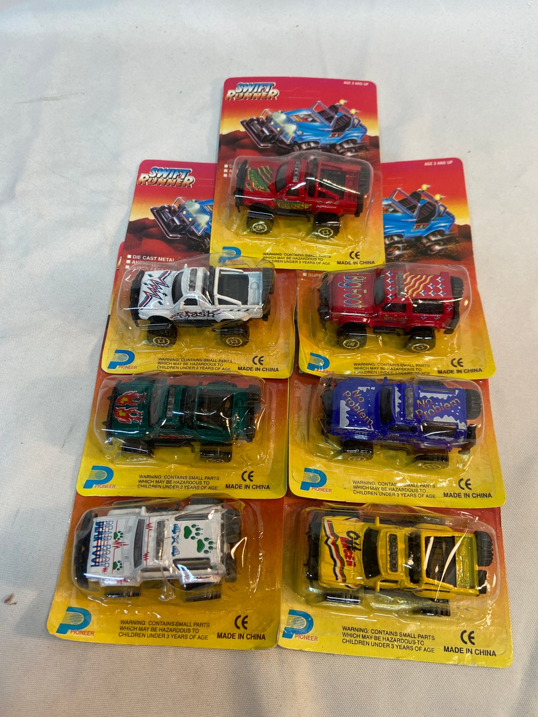 Vintage Lot 7 Pioneer Swift Runner Die-cast Vehicles NOS Sealed - Etsy