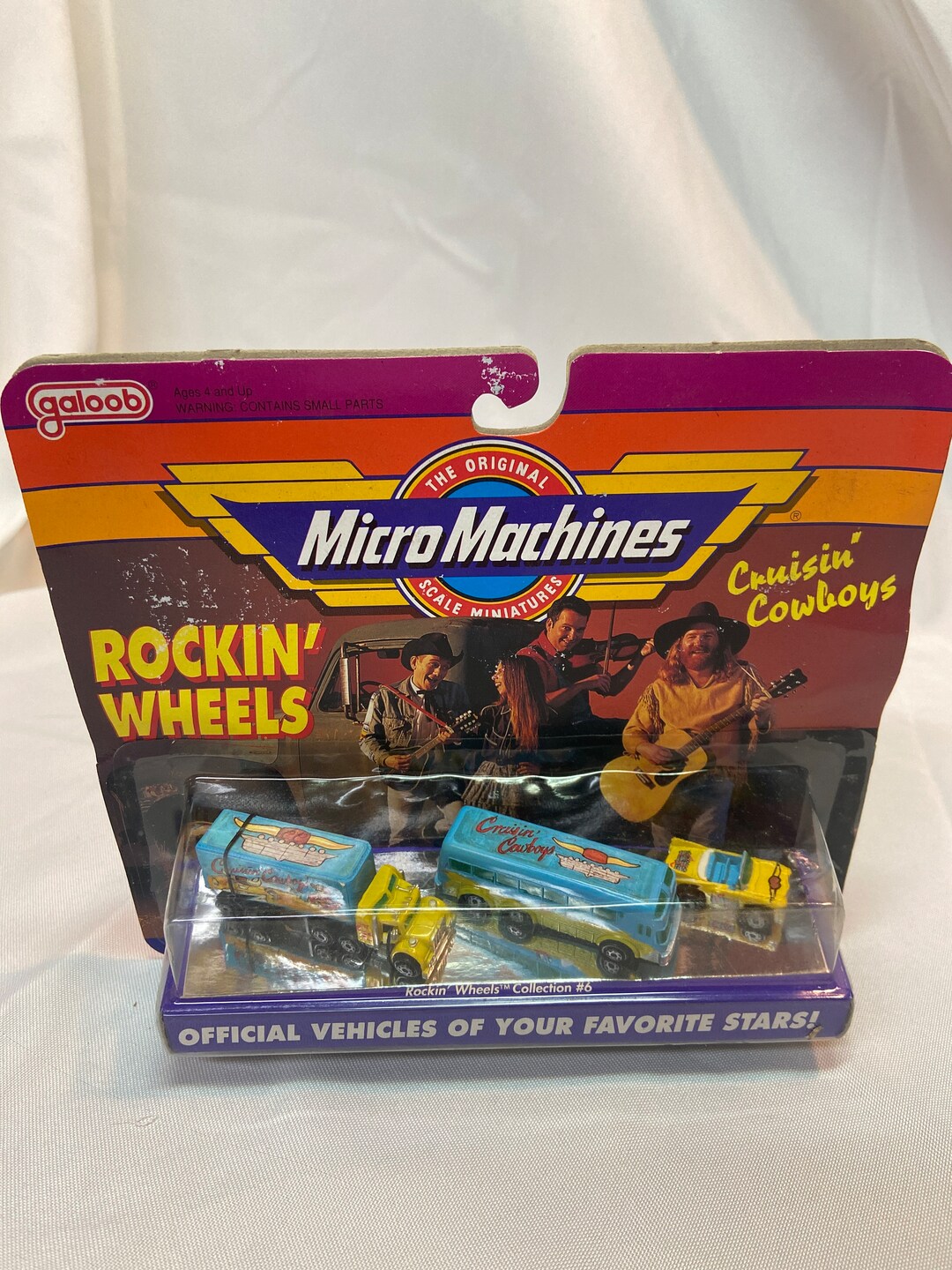 Vintage 1991 Galoob Micro Machines Rockin Wheels Cruisin Cowboys Sealed ...