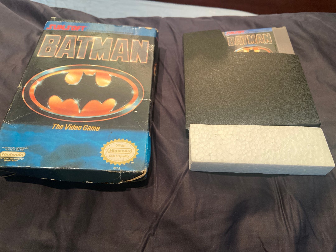 Vintage 1989 Sunsoft Nintendo NES Batman the Video Game Cartridge W ...