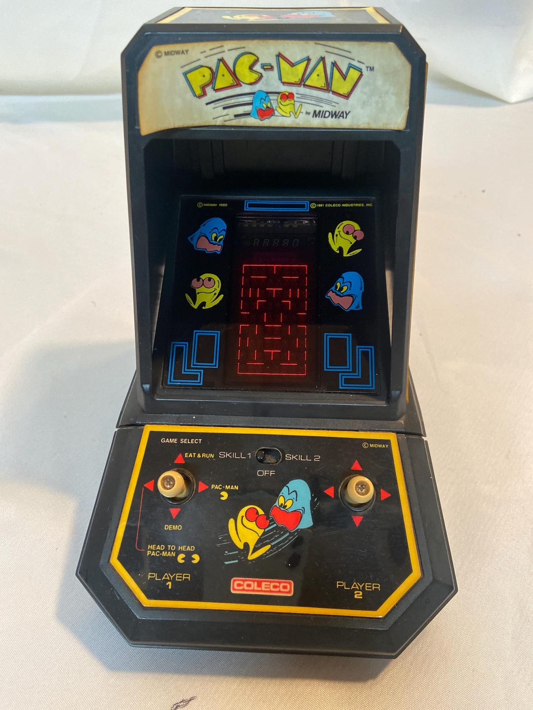 Vintage 1981 Coleco Pac-man Midway Tabletop Game - Etsy UK