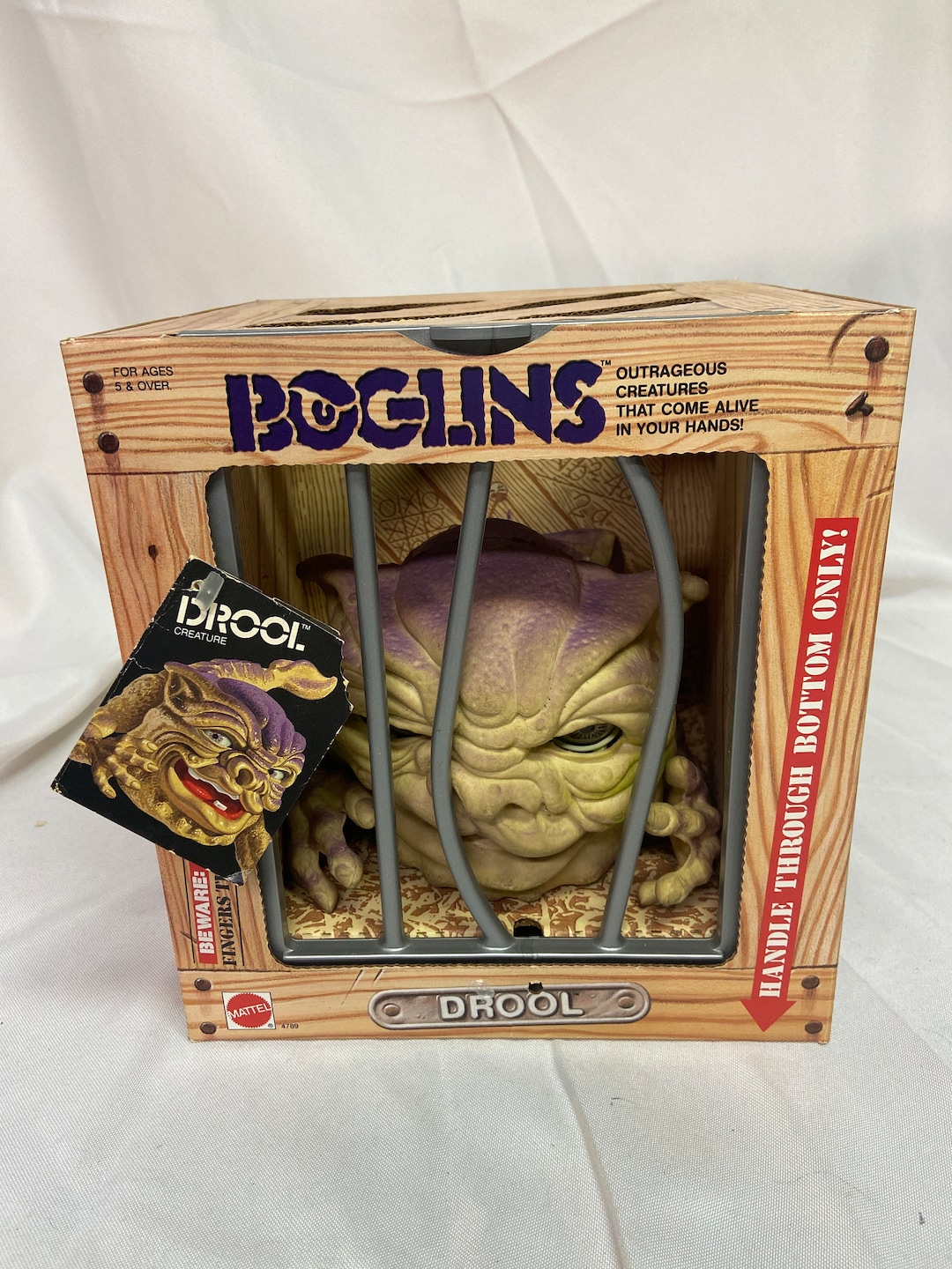 Vintage 1987 Mattel Boglin Drool Hand Puppet W/ Box Tag - Etsy