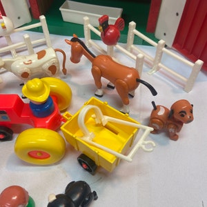 Vintage 1967 Fisher Price Play Little People Family Farm W/ Box - Etsy