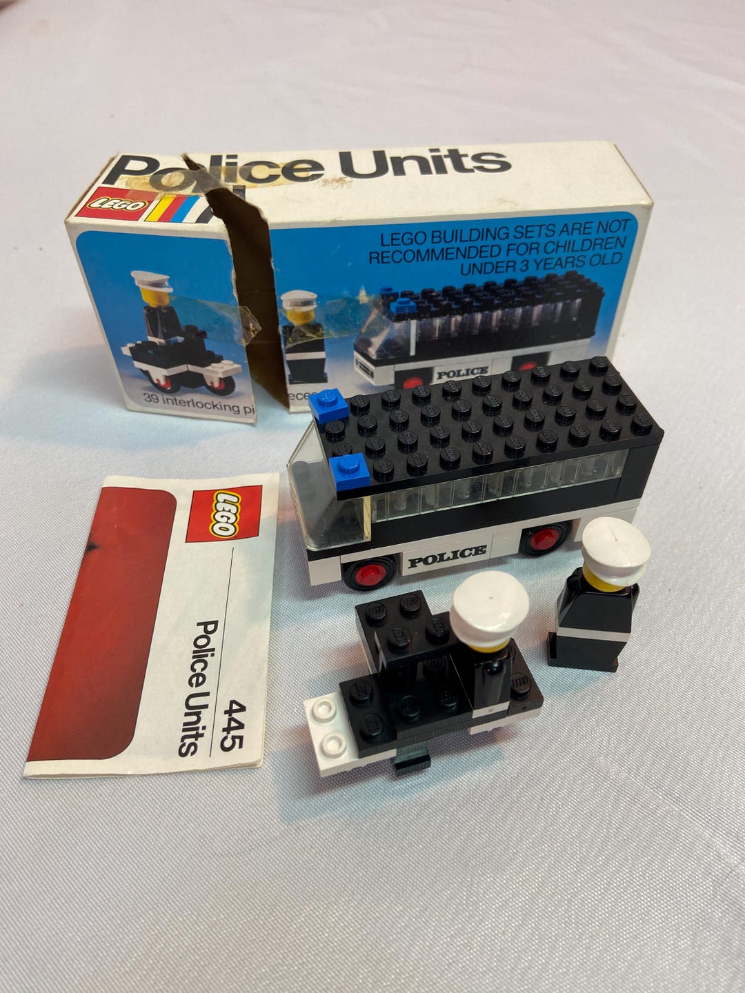 Vintage 1976 Lego 445 Police Units W/ Box Instructions - Etsy