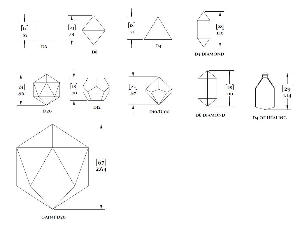 Dice Master 3D Printed Resin Class Set - Etsy