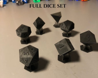 Dice Master 3D Printed Resin Class Set | Etsy