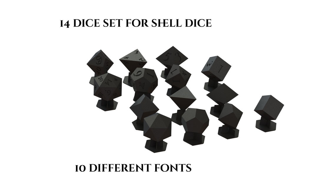 Dice Masters 3D Printed Resin Clear Shell Dice - Etsy