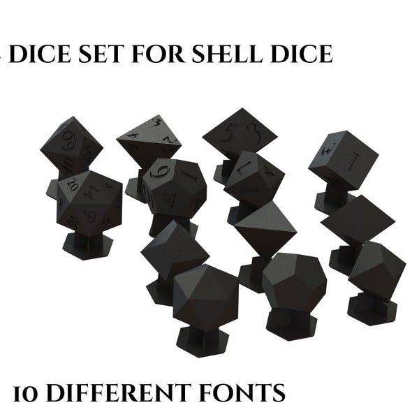 Clear Dice Set - Etsy