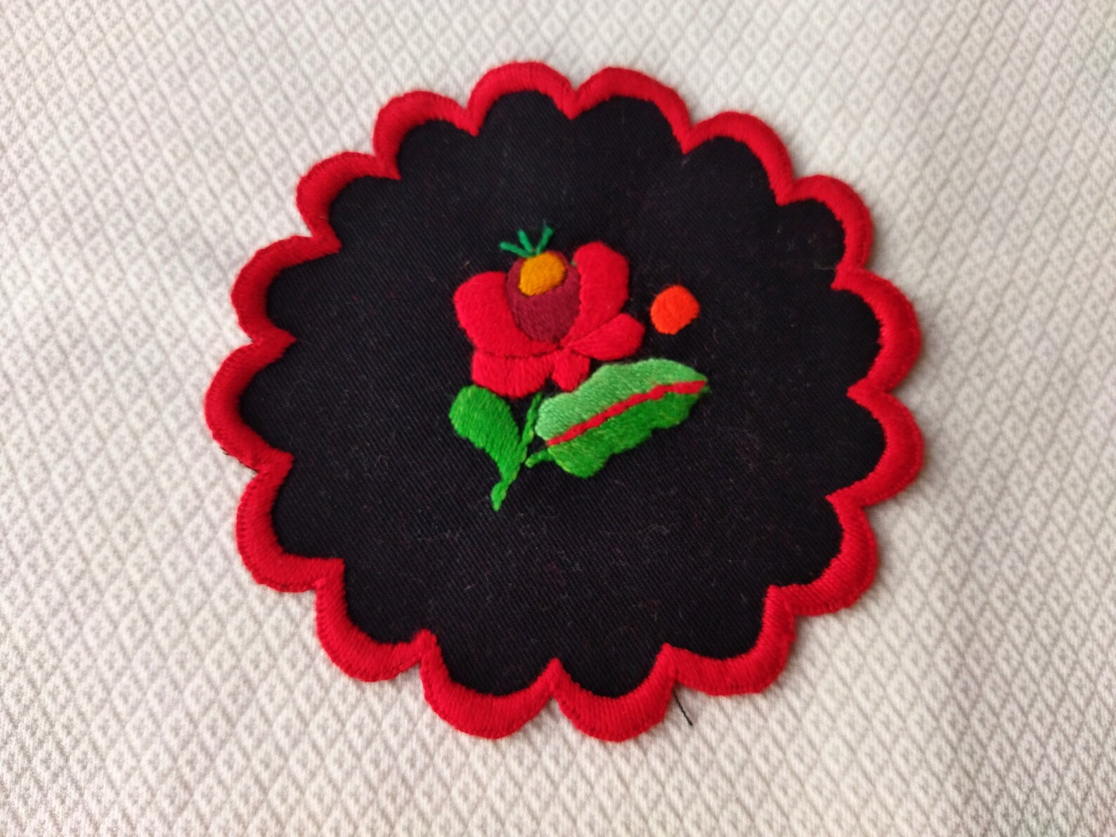 Hand-embroidered, New Doily, Table Ornament. Handmade Hungarian ...