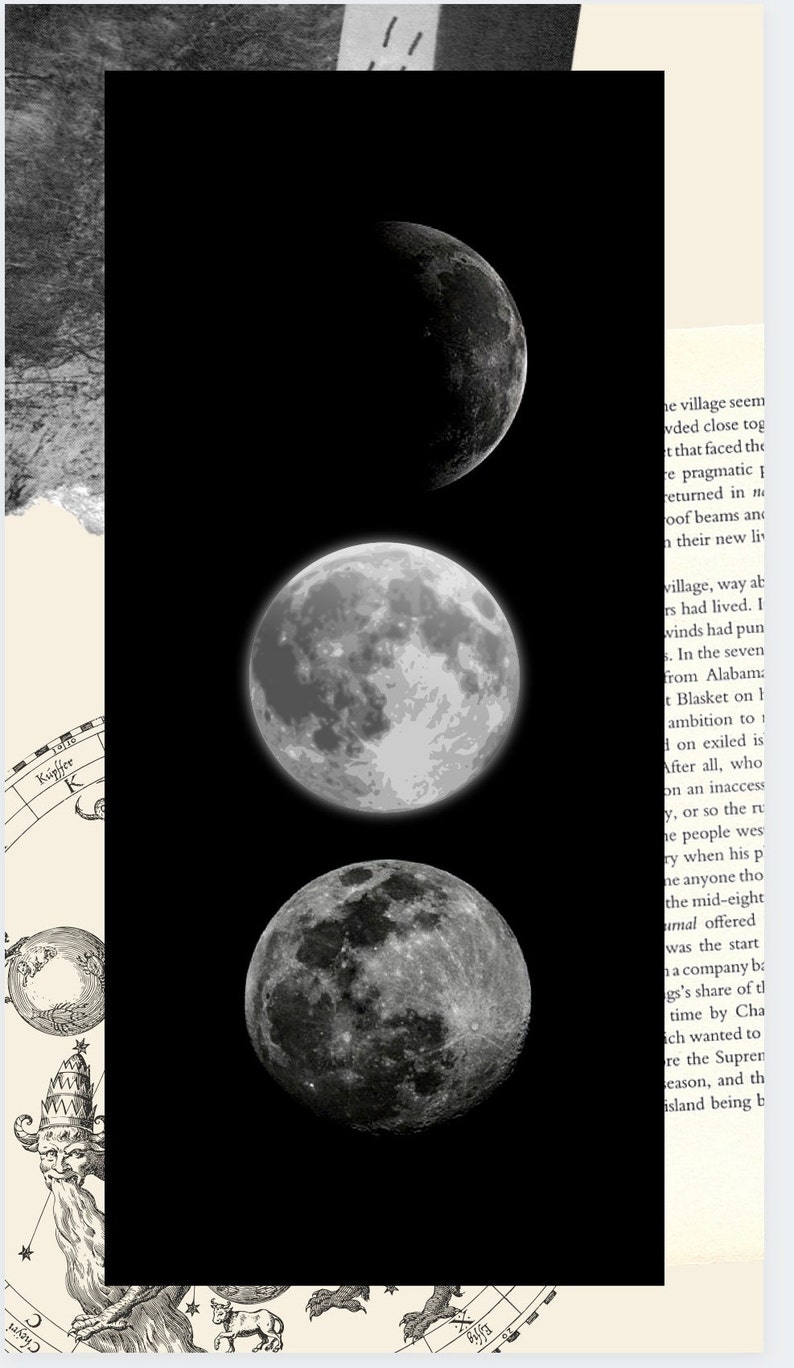 Moon Face Wallpaper - Etsy