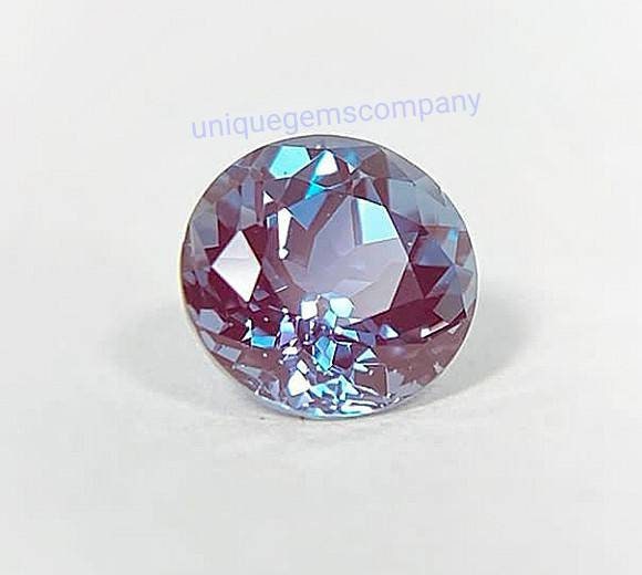 Alexandrite Multi Color Change Stone Faceted Loose Round Shape - Etsy