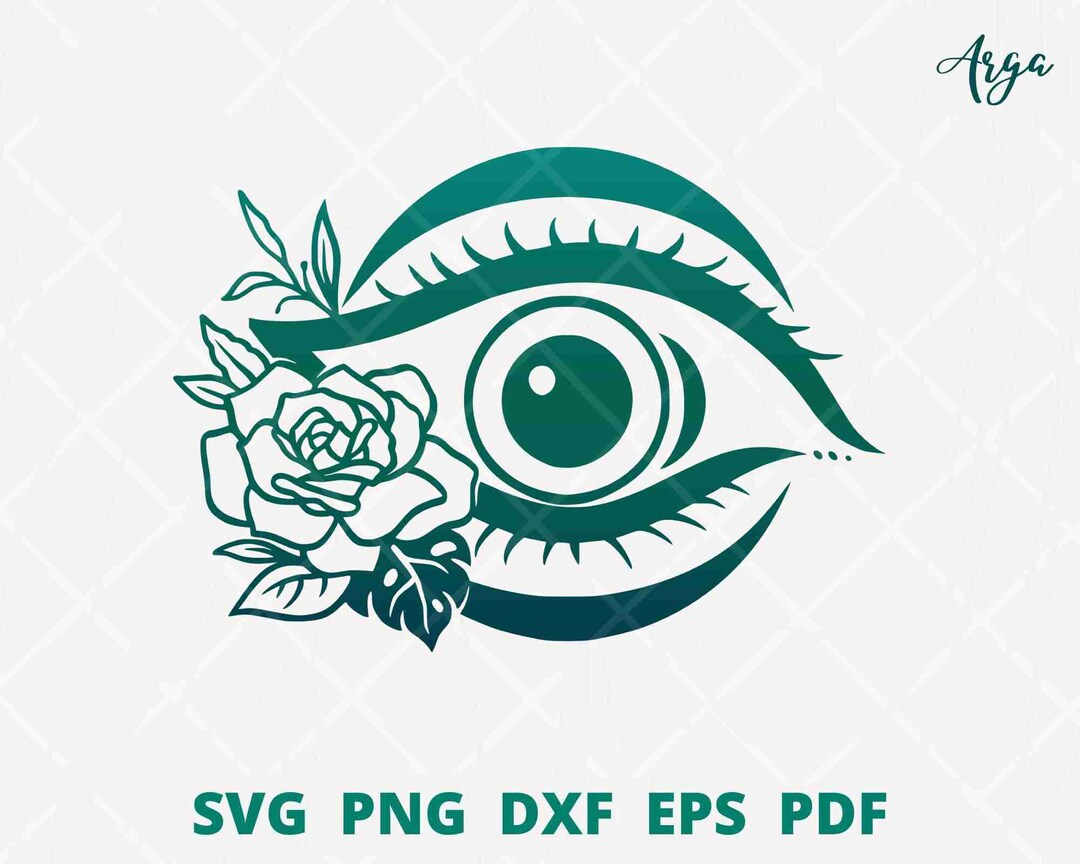 Eye With Flower Svg, Floral Eye Svg, Optometry SVG, Ophthalmologist Svg ...