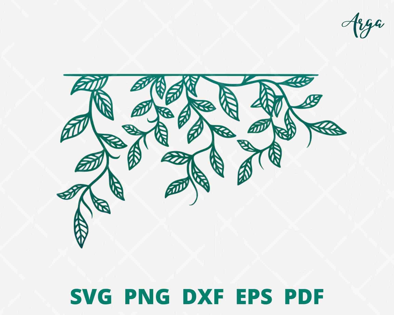 Hanging Plant Svg Bundle Floral in Wall Svg Hanging Flower - Etsy