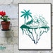 Floating Beach Svg, Floating Island Svg, Sky Island Svg, Beach in the ...