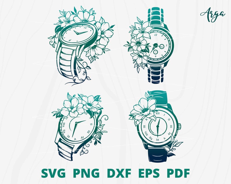 Watch Svg Bundle Wrist Watch Svg Clock Svg Hand Watch Svg - Etsy