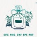 Perfume Bottle Svg, Perfume Logo Svg, Floral Perfume Svg, Women's ...