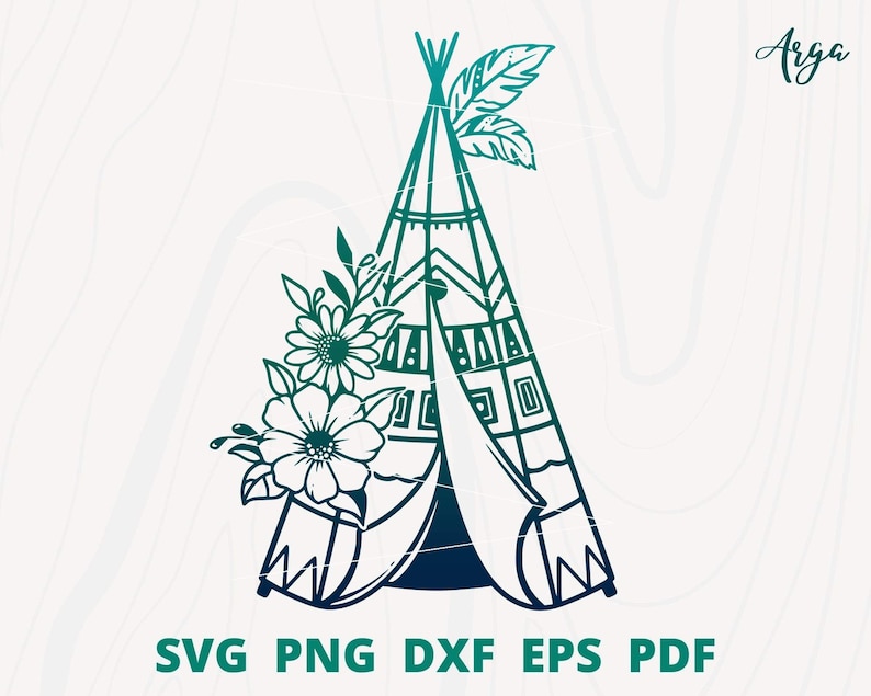 Teepee Svg Indian Teepee Svg Tipi Tent Svg Tribal Svg - Etsy