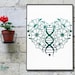 DNA Svg Love DNA Flower DNA Svg Science Svg Floral Dna - Etsy