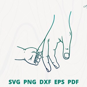 Father and Son Svg, Father Hand Svg Bundle, Father Hold Children's ...