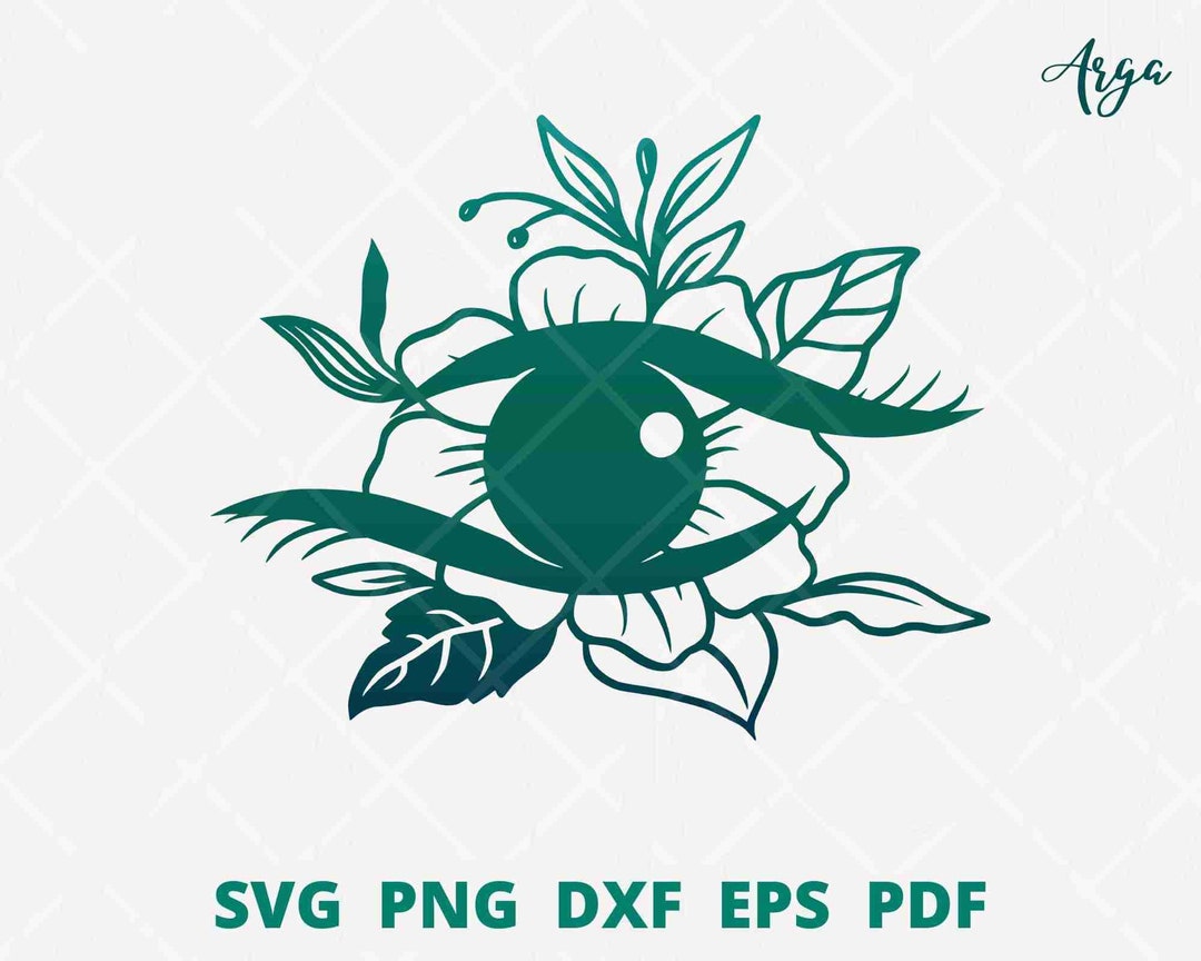 Optometry SVG, Floral Eye Svg, Eye With Flower Svg, Ophthalmologist Svg ...