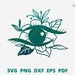 Optometry SVG Floral Eye Svg Eye With Flower Svg - Etsy