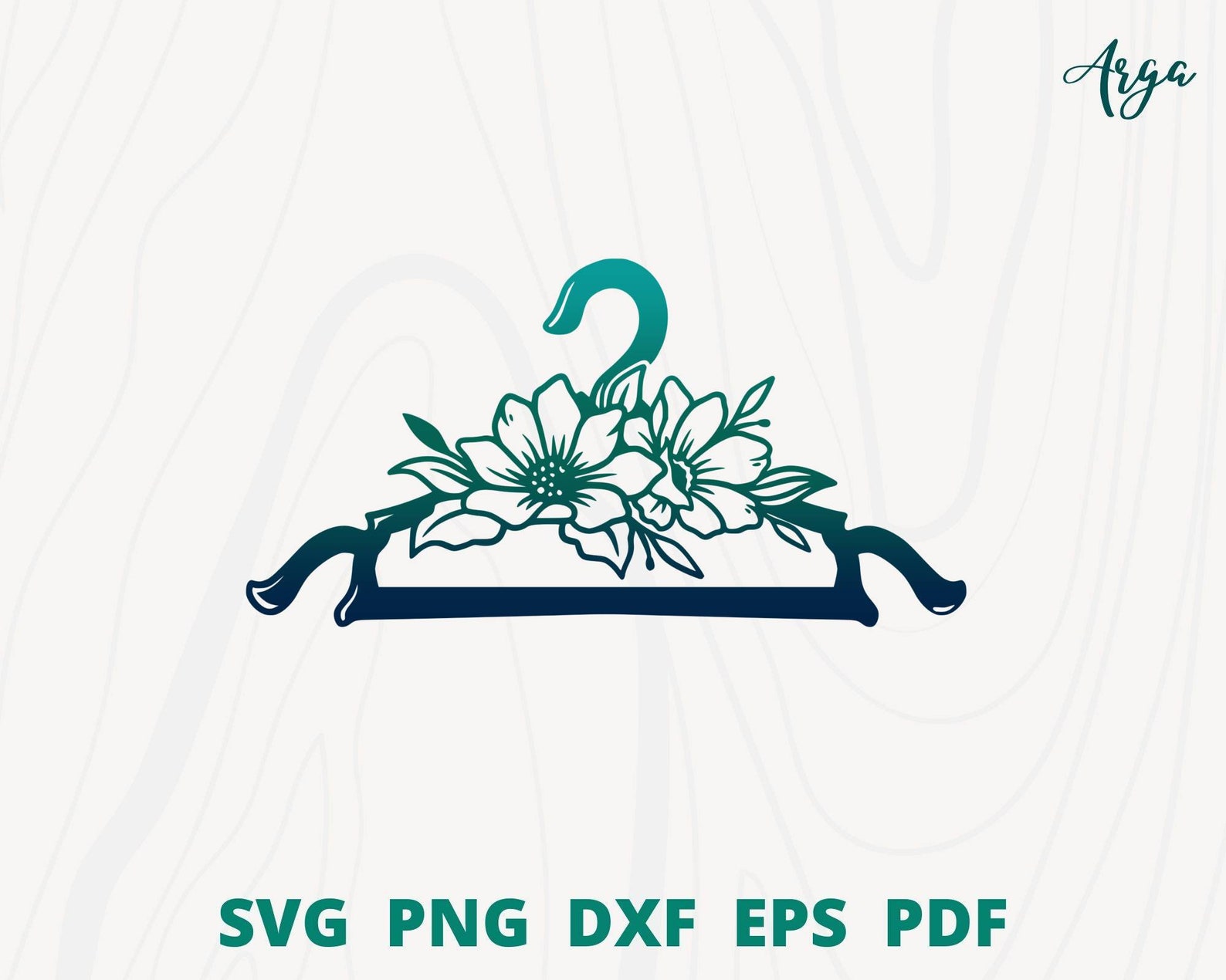 Hangers Svg Bundle Floral Hangers Svg Clothes Hanger Svg | Etsy