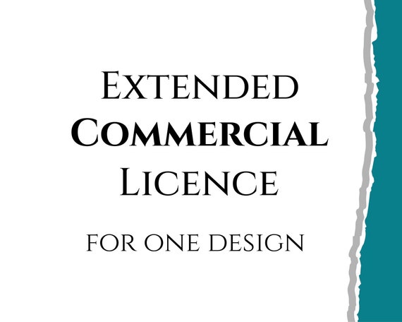 Extended Commercial License - Etsy