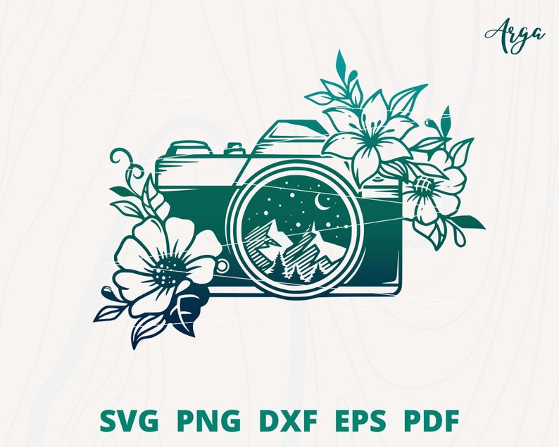 Photography Svg Camera Svg Flower Camera Svg Photographer - Etsy