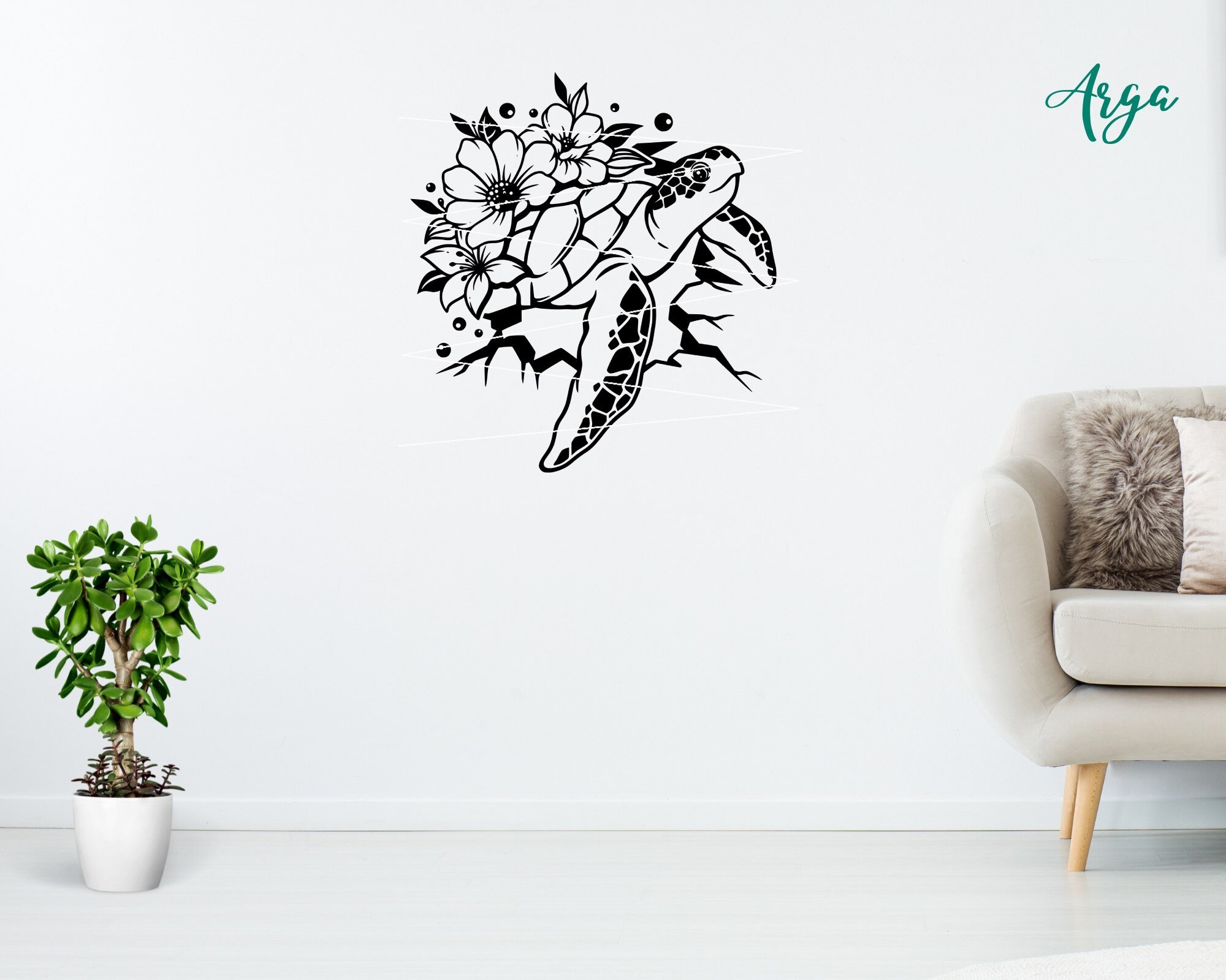 Floral Turtle Svg Turtle Svg File Sea Turtle Svg Turtle - Etsy Canada