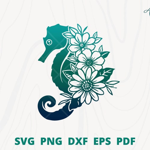 Seahorse SVG for Cricut and Silhouette Sea Horse Svg and - Etsy
