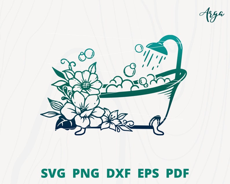 Bathtub Svg Bundle Bathtub Svg Clawfoot Tub Svg Bathroom - Etsy