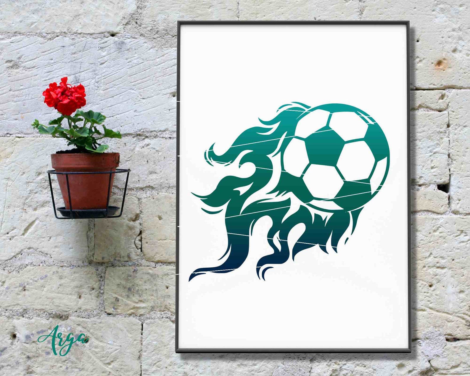 Soccer on Fire Svg, Soccer Svg, World Cup Svg, Soccer Clip Art, Soccer ...