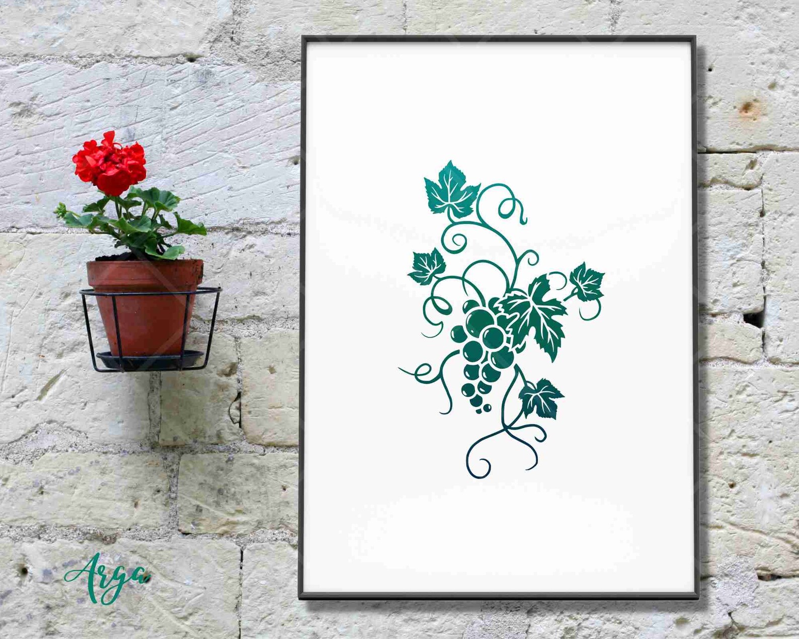 Grape Svg Grapevine Svg Grape Bunch Svg Grape Vine Wall - Etsy Canada